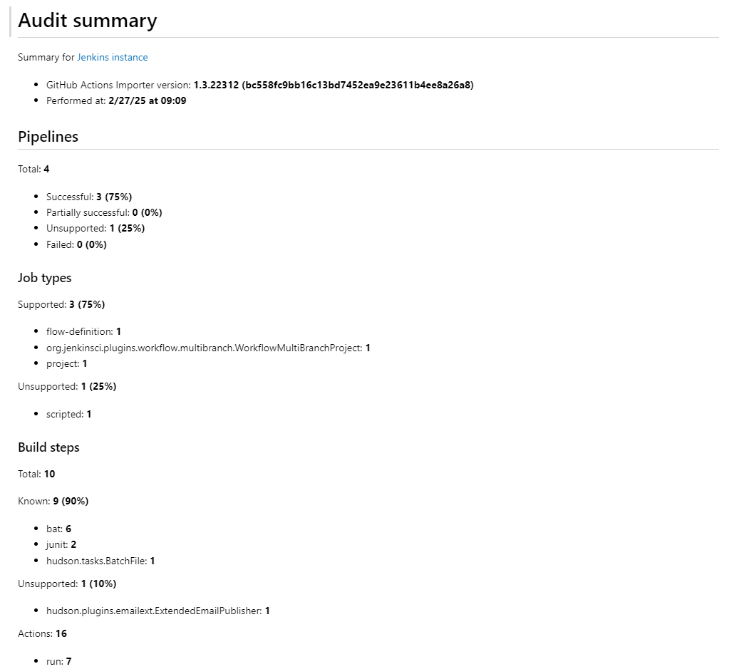 GitHub Actions ImporterをJenkinsに試してみた - Devplatform blog